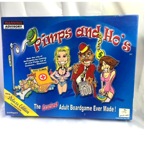 Other | Rare Pimps And Hos Board Game Deluxe Edition Adult Content ...